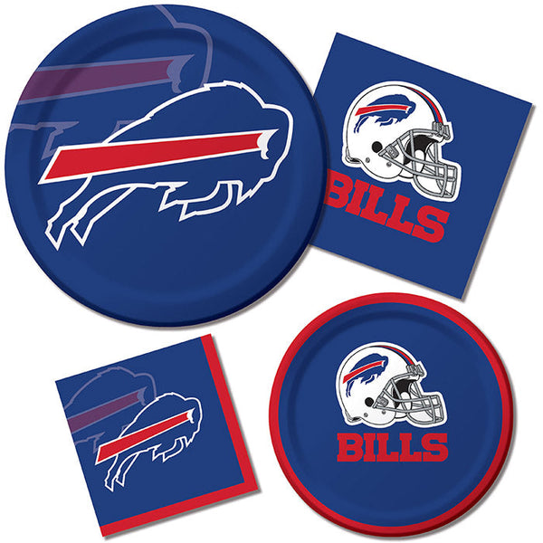 Bulk Buffalo Bills Paper Dessert Plates (96 per Case) - Price: $24.30
